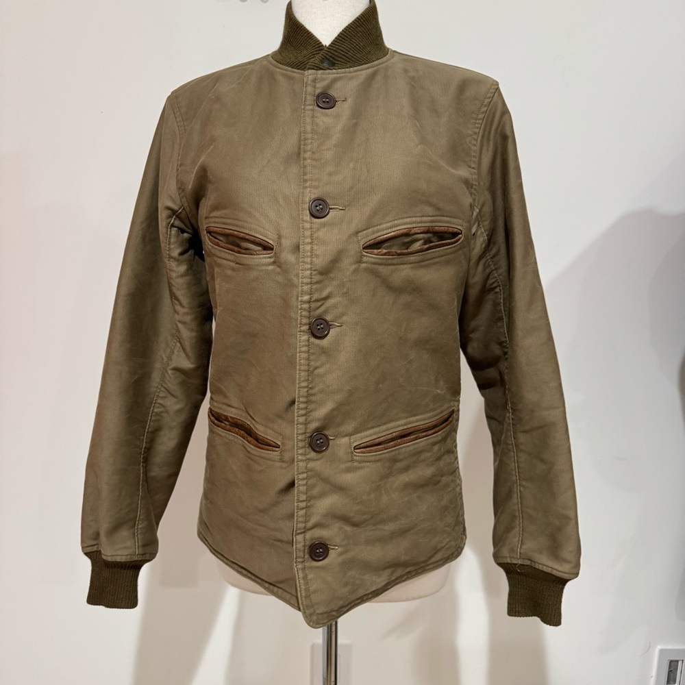 Rrl Military Leverton Blouson Jacket - Gem